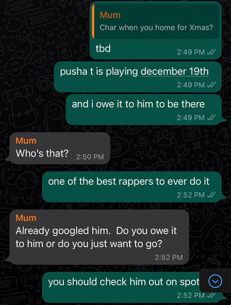 Got Mum Onto Pusha R Kingpush