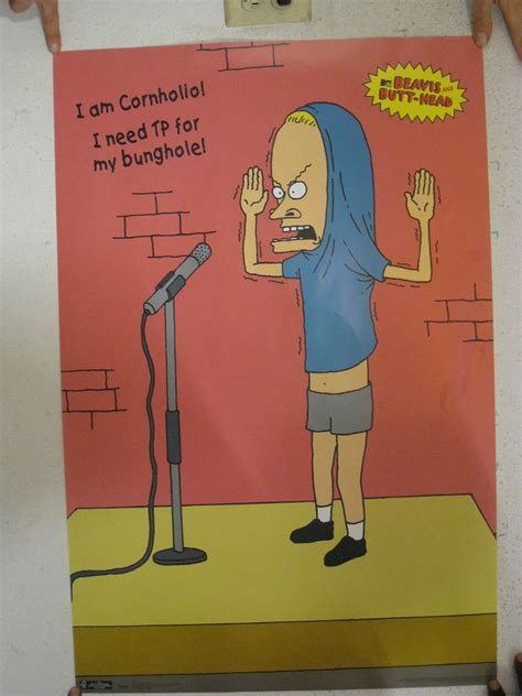 22x24 Beavis And Butthead I Am Cornholio Tv Poster Print