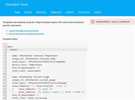 Template Editor Frontend Home Assistant Community