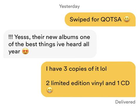 Thanks Bumble R Qotsa