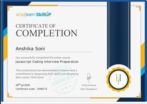 anshika soni on linkedin javascript coding interview preparation