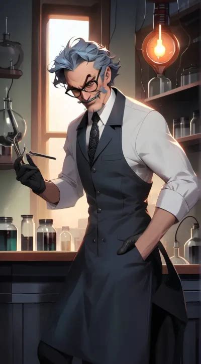 Talkie Profile Evil Scientist Talkie Ai