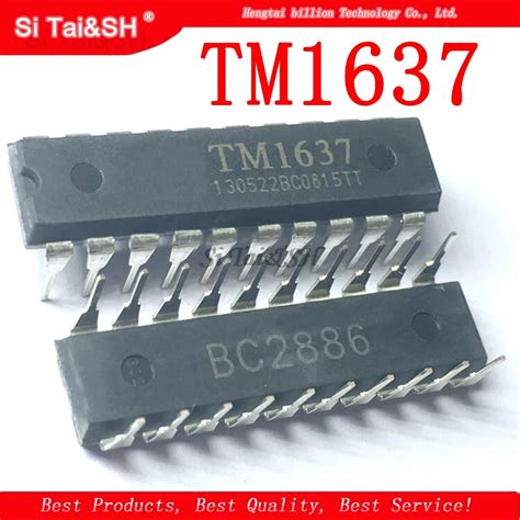 5pcs Lot Dip Tm1637 Dip 20 Led Digital Tube Driver Ic New