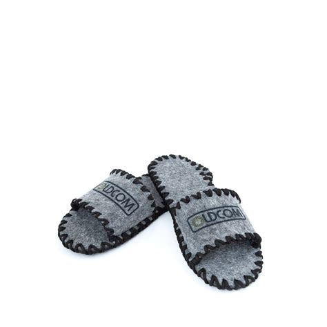 ᐉ Тапочки кімнатні фетрові відкриті р 40 41 Сірий 2000000023595 • Краща ціна в Києві Україні