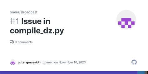issue in compile dz py · issue 1 · onera broadcast · github