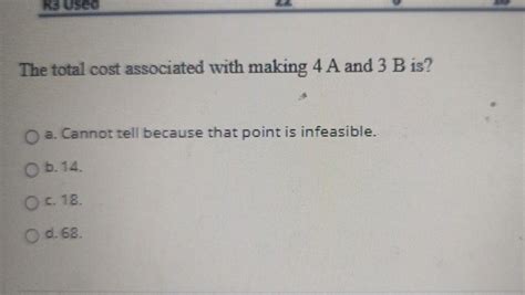 Solved QUESTIONS Consider The Following Cost Minimization Chegg