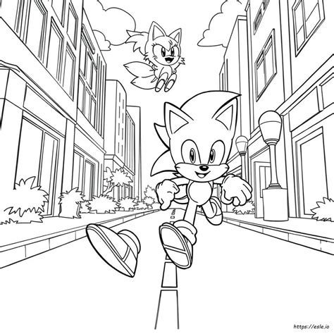 Sonic 3 Tails Coloring Pages