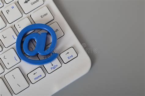 Computer Keyboard And Email Address Symbol Email Marketing And Email