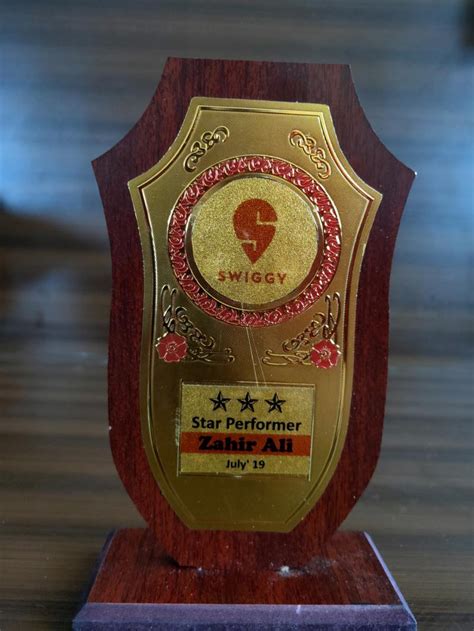 Sayyed Zahir Ali On Linkedin Proud Swiggy Starperformer Award