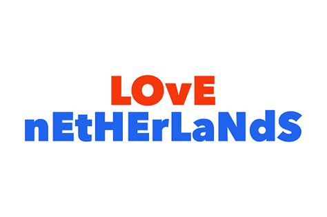 빨간색과 파란색으로 네덜란드 사랑이라는 말의 현대적이고 간단하고 생생한 타이포그래피 디자인 개념에 대한 스톡 벡터 아트 및 기타 이미지 Istock