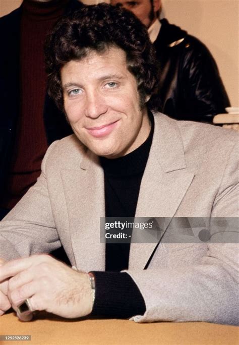 Welsh Singer Tom Jones Gives On March 1 1971 A Press Conference In
