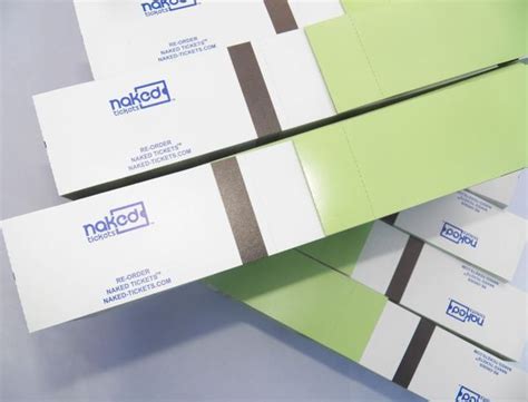 Thermal Tickets NAKED TICKETS Generic Thermal Ticket Stock