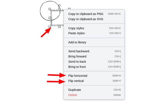 Horizontal And Vertical Flip For Multiple Selected Shapes And Also For