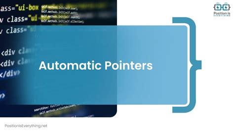 C Smart Pointer Unlock Efficient Memory Management Position Is Everything