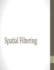 Spatial Filtering Introduction Pdf Spatial Filtering Spatial Filtering Methods Or Mask