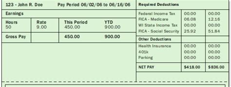 Ultimate Check Stub Template For Download Blog