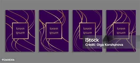 명품 자외선 표지 템플릿 설정 합니다 플 래 카드 배너 전단지 프레 젠 테이 션 및 카드에 대 한 벡터 보라색 커버 디자인 0