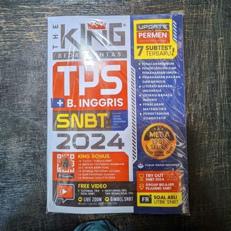 BUKU THE KING BEDAH TUNTAS TPS B INGGRIS SNBT 2024 Lazada Indonesia