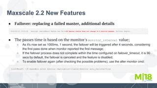 M 18 Technical Introduction Automatic Failover PPT