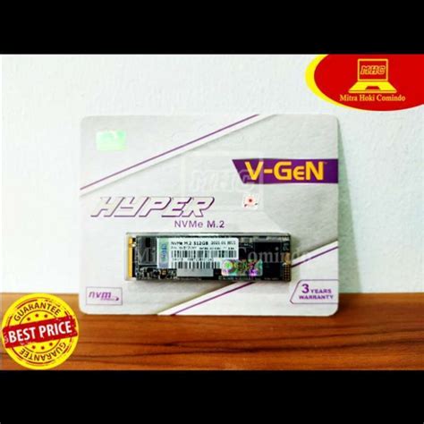 Jual Ssd M M Nvme Vgen Hyper Gb Nvme V Gen Di Seller Proton Technology Alfa Omega Blibli