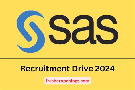 Sas Internship Drive 2024 Hiring Freshers Stipend Up To 7 Lpa