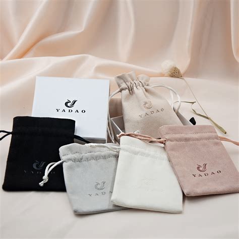 Drawstring Microfiber Jewelry Pouch Yadao Jewelry Packing Shop