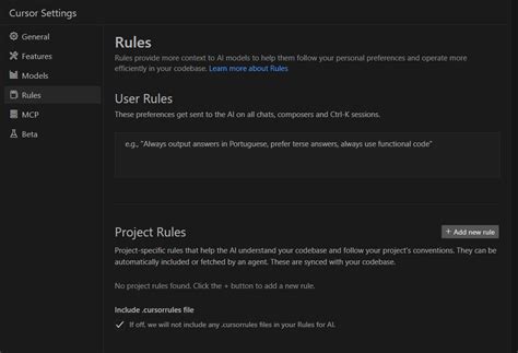 Cursor在哪填prompt以及一些疑问。佬友请进 开发调优 Linux Do Cursor在哪填prompt以及一些疑问。佬友请进 开发调优 Linux Do