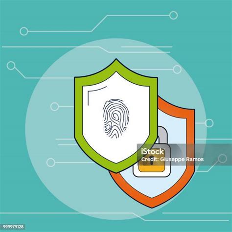 Cyber Security Emblem Stock Illustration Download Image Now