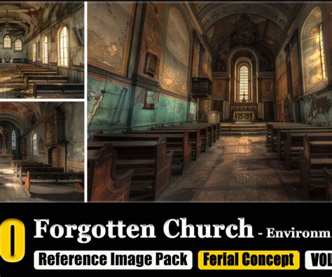 Artstation 220 Forgotten Church Environment Concept Reference Image