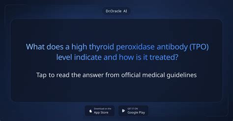 What Does A High Thyroid Peroxidase Antibody Tpo Level Indicate And