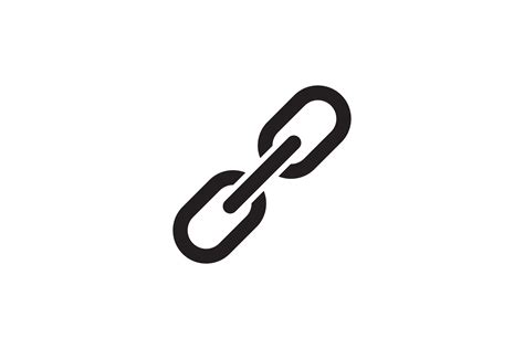 Chain Link Icon Connection Sign Illustration Linked Interface Design 46629315 Vector Art At