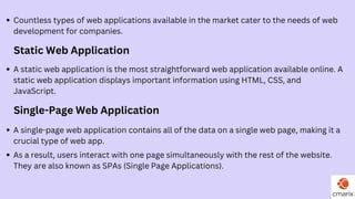 Examples Of Web Applications High Performing Web Apps In PPTX