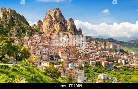 Gagliano Castelferrato Sicily Italy Aerial Cityscape Image If