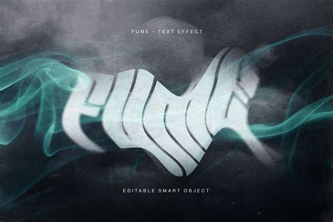 Smoky Text Effect Template Designercandies