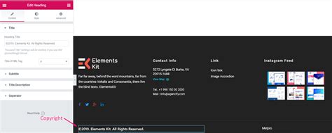 how to create a fully custom website footer with elementor