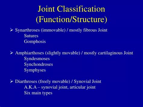 Ppt Joint Classification Functionstructure Powerpoint Presentation