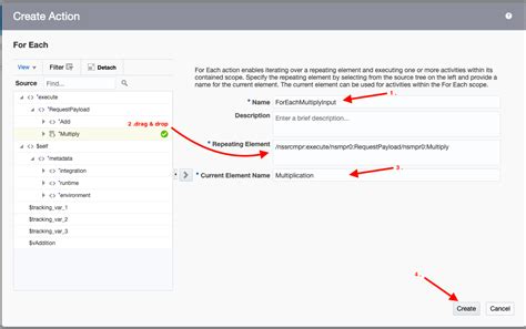 Step Add Scope Within For Each And Give Some Meaningful Name And Click Create
