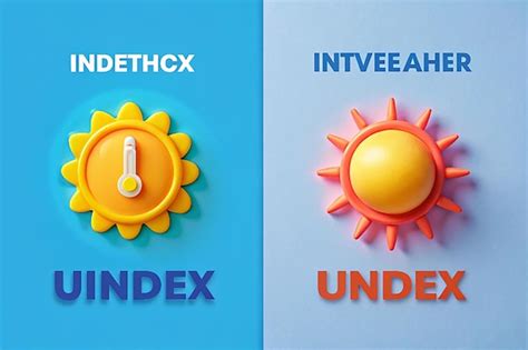 3d Icon Illustrations Uv Index Sun Weather Premium Ai Generated Image
