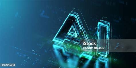 미래 기술 배경에 대한 디지털 Ai 홀로그램 Ai 진화의 생산성 기술 진보와 혁신의 세계에서 미래 지향적인 Ai 아이콘 Cgi