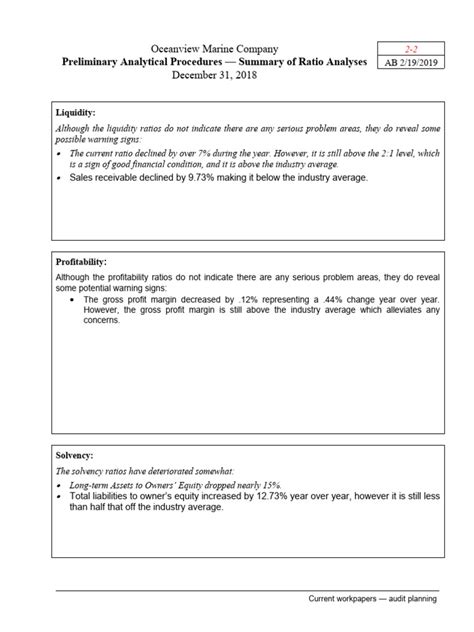 Assign 2 Wp 2 2 To 2 5b 1 Pdf Depreciation Audit