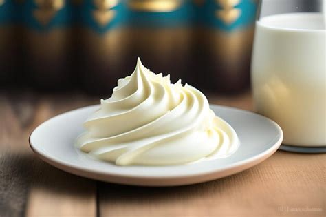 Premium AI Image | White cream