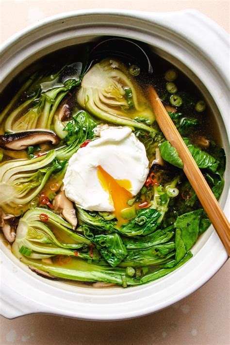 Vegetarian Bok Choy Soup 上海青菜湯 I Heart Umami®