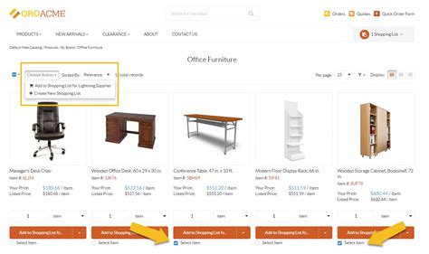 Manage Shopping Lists For Registered Users In The Storefront Orocommerce Orocrm And