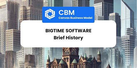 A Brief History Of Bigtime Software Canvas Swot Pestel And Bcg Matrix Editable Templates For