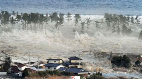 Small Tsunami Waves Splash Ashore On Remote Japanese Islands Republic