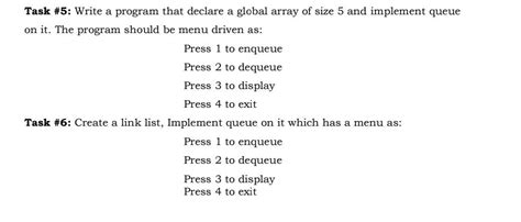 Solved Task 1 Design Your Own Two Way Linked List To Hold