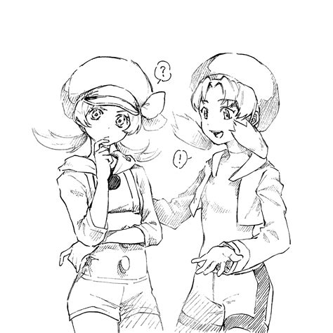 Lyra And Kris Pokemon And More Drawn By Tan Carbonnn Danbooru