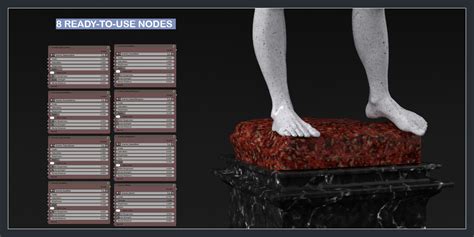Procedural Granite Shader Pack Superhive Formerly Blender Market
