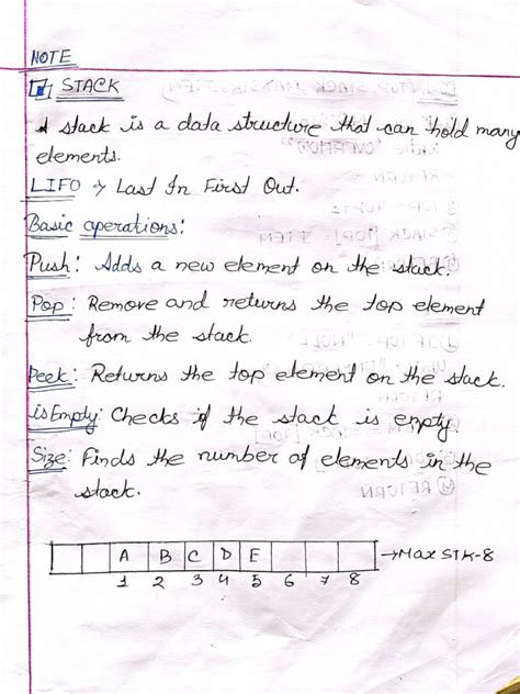 Data Structure Note Full Pdf
