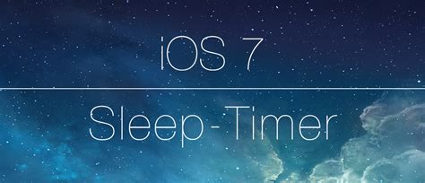 ios und der versteckte sleep timer für jede app